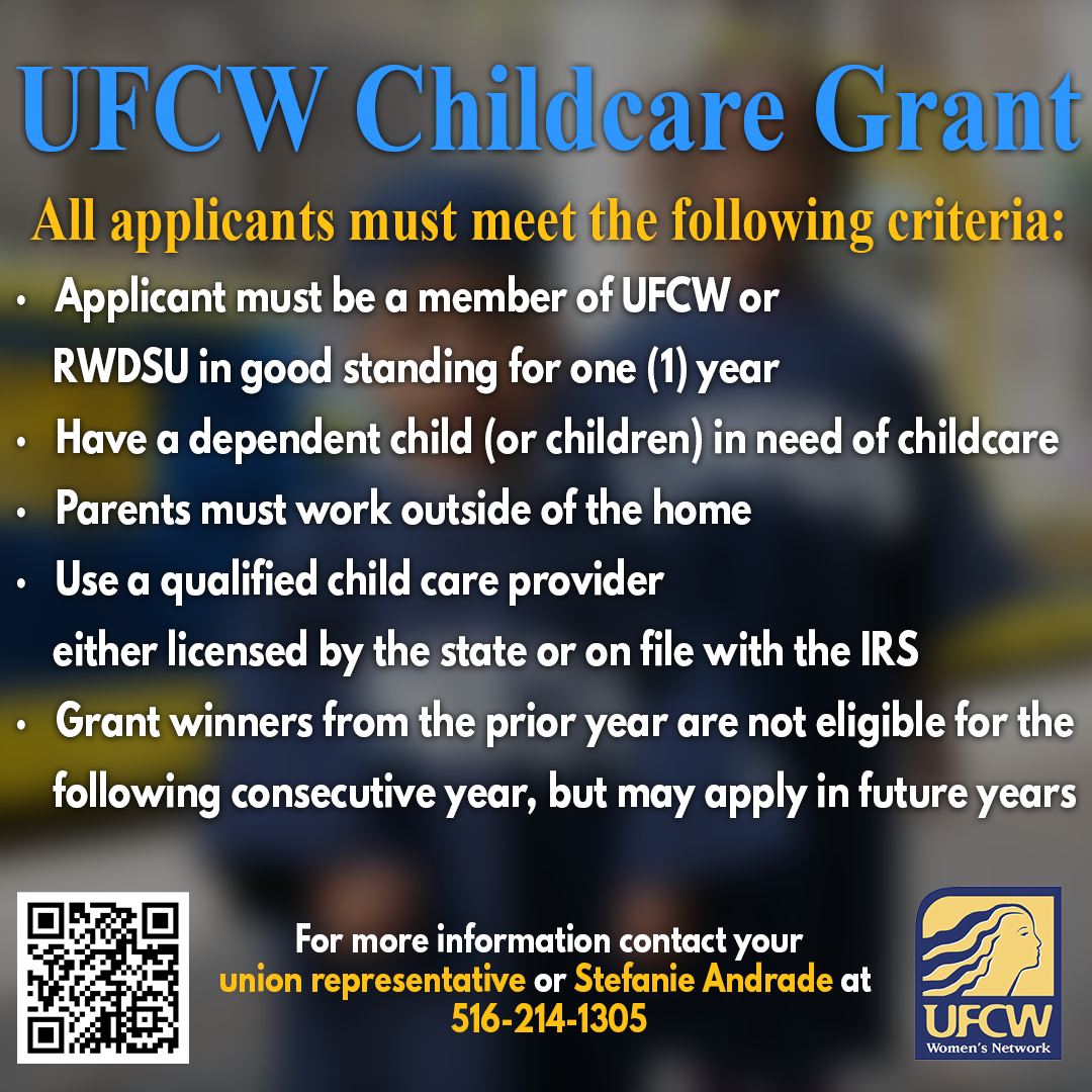 UFCW Child Care Grant – UFCW Local1500